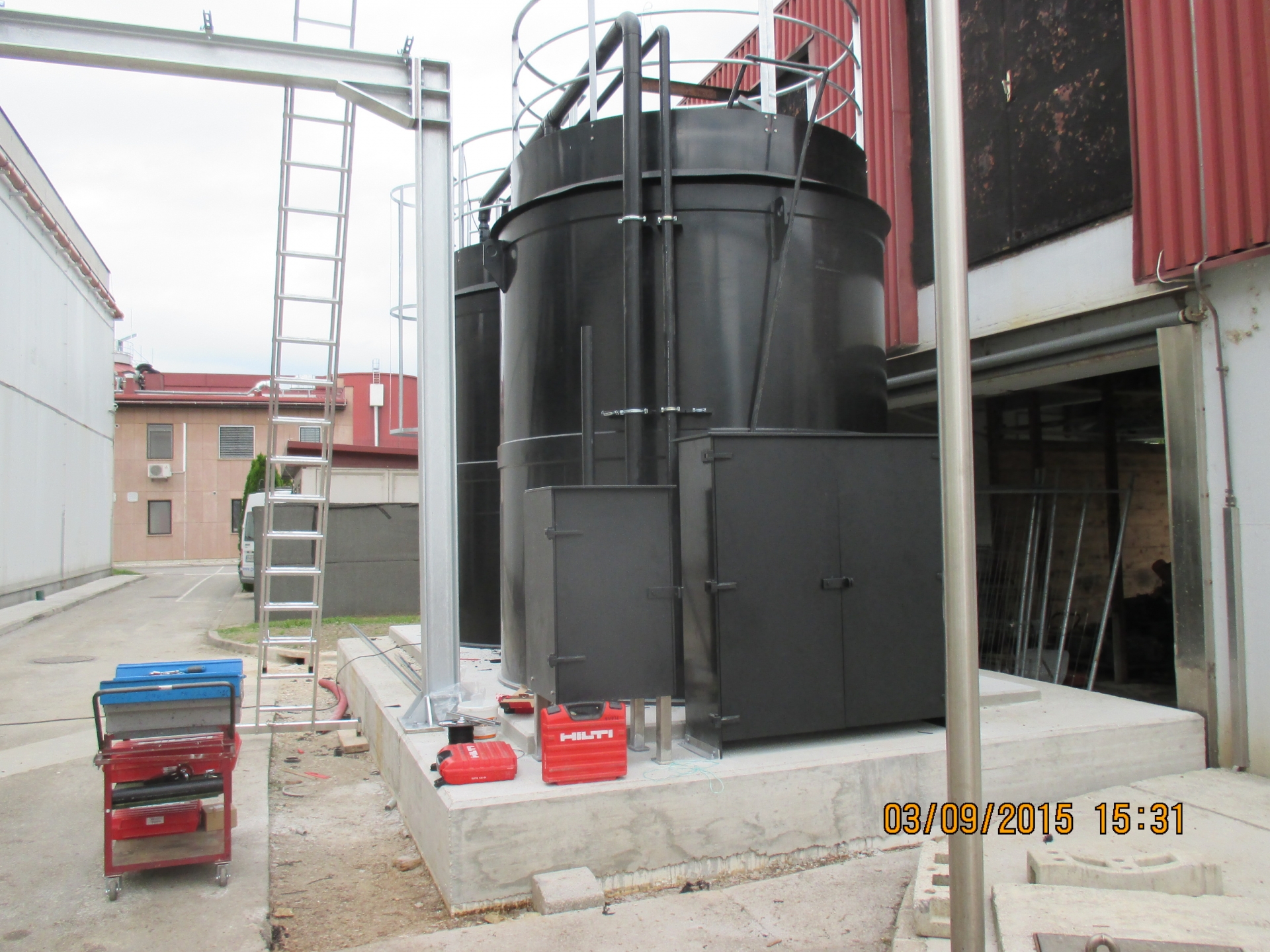 Avtomat d.o.o. | Dosage FeCl3, NaOH, flocculant, Bio gasworks Ihan Petrol